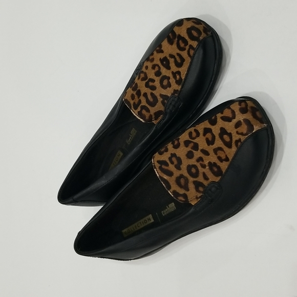 Clarks | Shoes | Clarks Bayaou Slip On Cheetah Animal Print Flats ...
